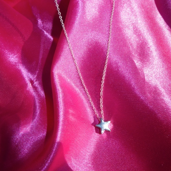 Jewelry | Sterling Silver Super Star Necklace | Poshmark